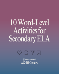 10 Engaging Vocabulary Activities for Stronger Word Knowledge in ...