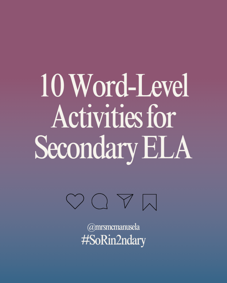 10 Engaging Vocabulary Activities for Stronger Word Knowledge in ...
